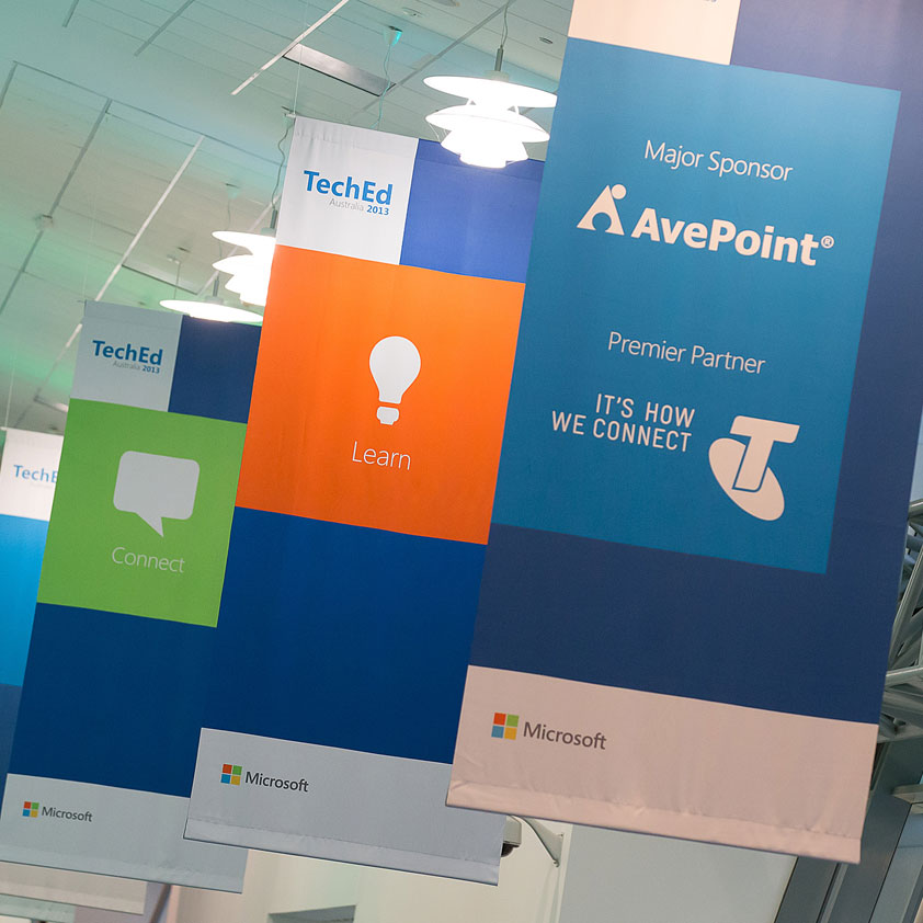 Exhibitions and Conferences - Signage - Overhead signage