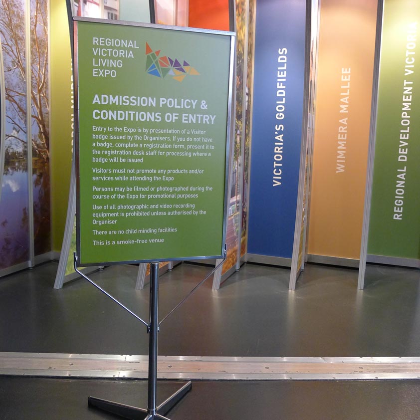 Organisers - Signage